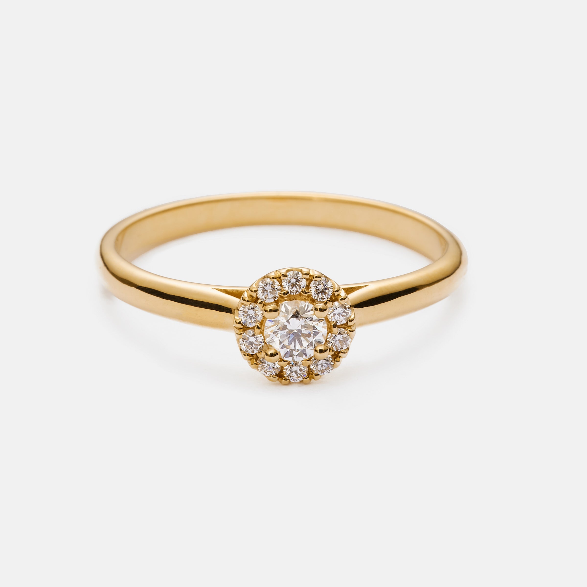 Sophia ring 18 carat diamonds cluster ring – Mélanie Pigeaud Jewelry