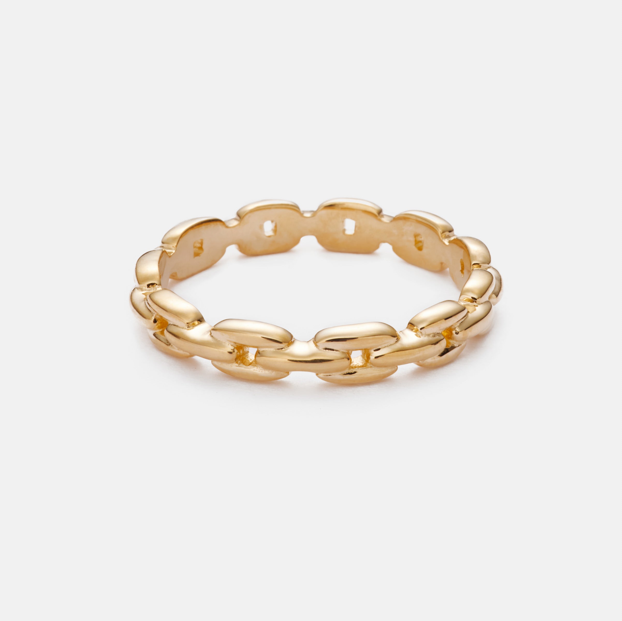 Interlock chain ring – Mélanie Pigeaud Jewelry